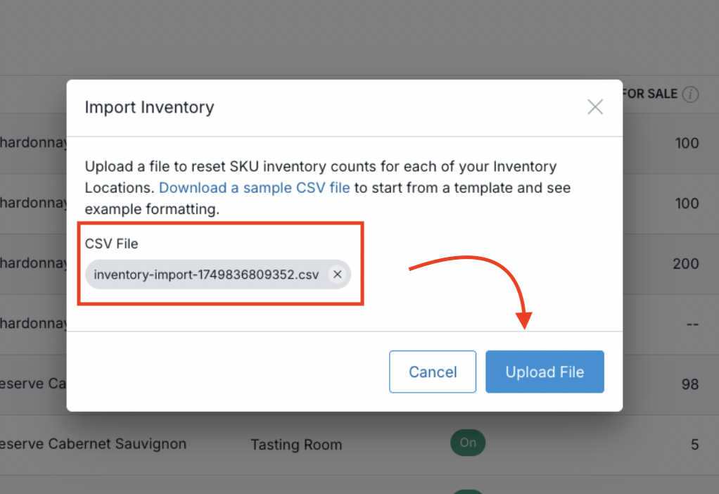 Inventory Importer Tool
